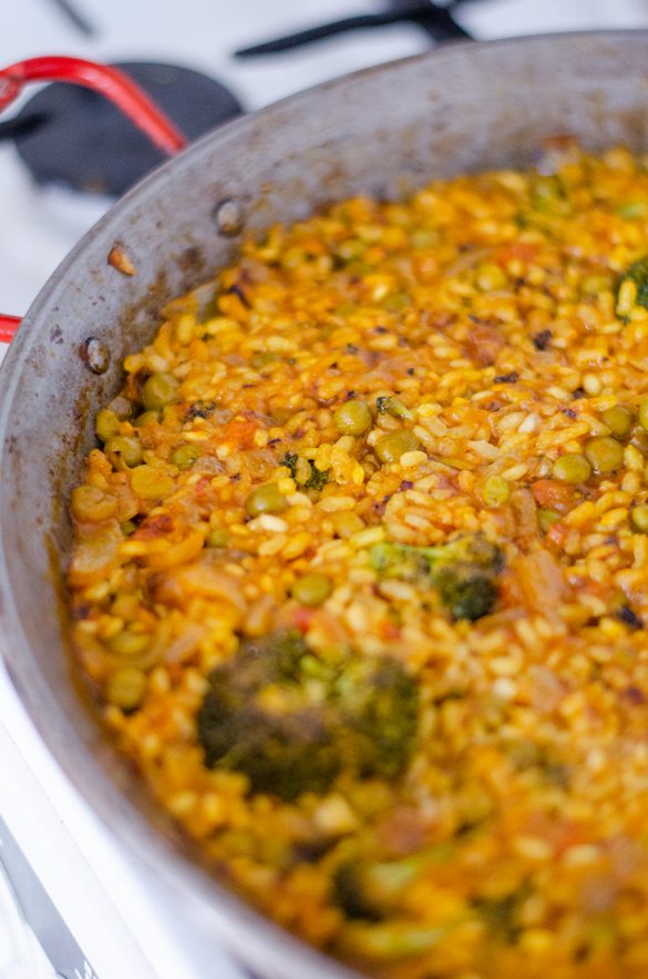 Arroz en amarillo con verduras | Mis Recetas Veganas (fáciles)
