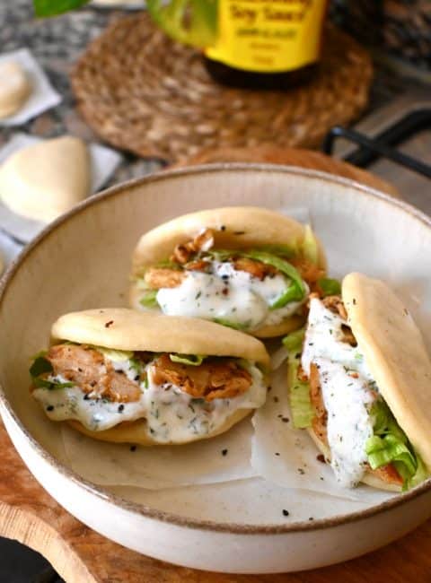 Baozi: Pan Bao relleno de carne vegetal y verduras | Receta fácil
