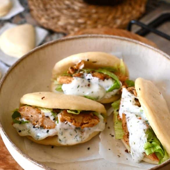 Baozi: Pan Bao relleno de carne vegetal y verduras | Receta fácil